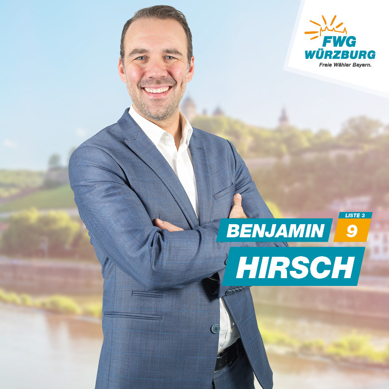 9. Benjamin Hirsch | FWG – FÜR WÜRZBURG GEMEINSAM